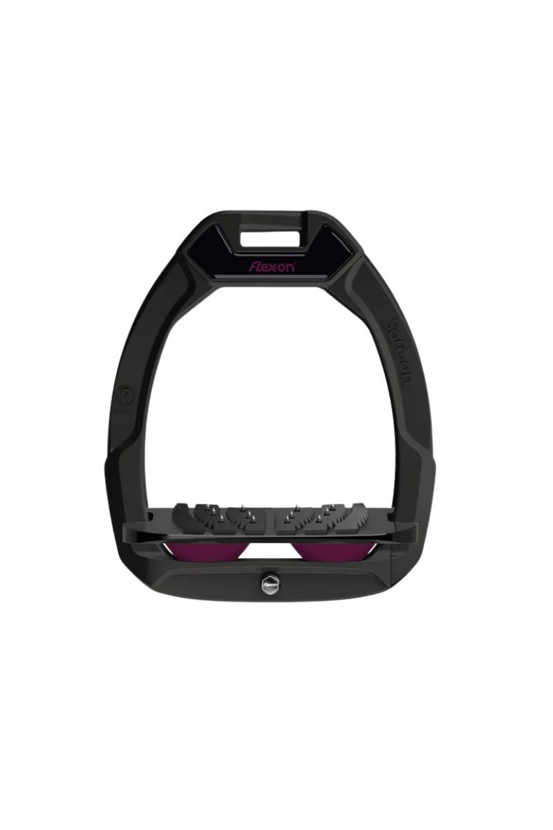 Flex On SAFE-ON Stirrups Inclined Ultra Grip BLACK/BLACK/DARK BLUE ...