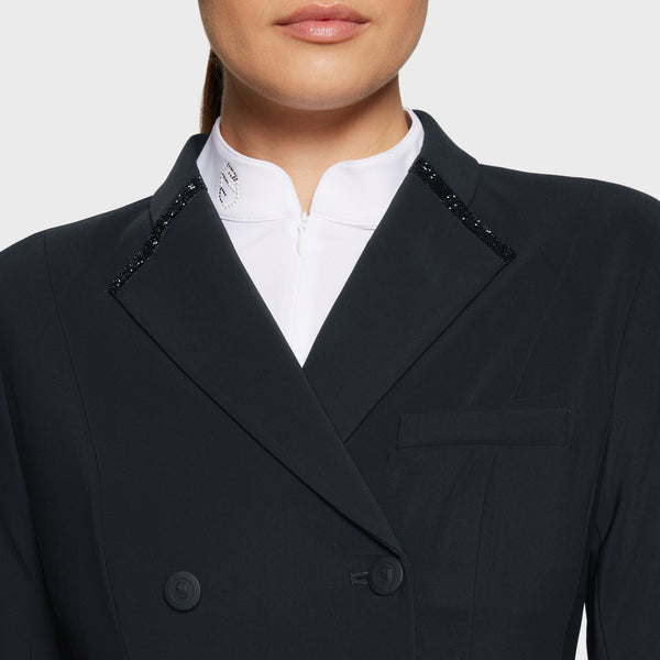 Samshield Frac Premium Dressage Tail Coat Navy - Horse in the Box