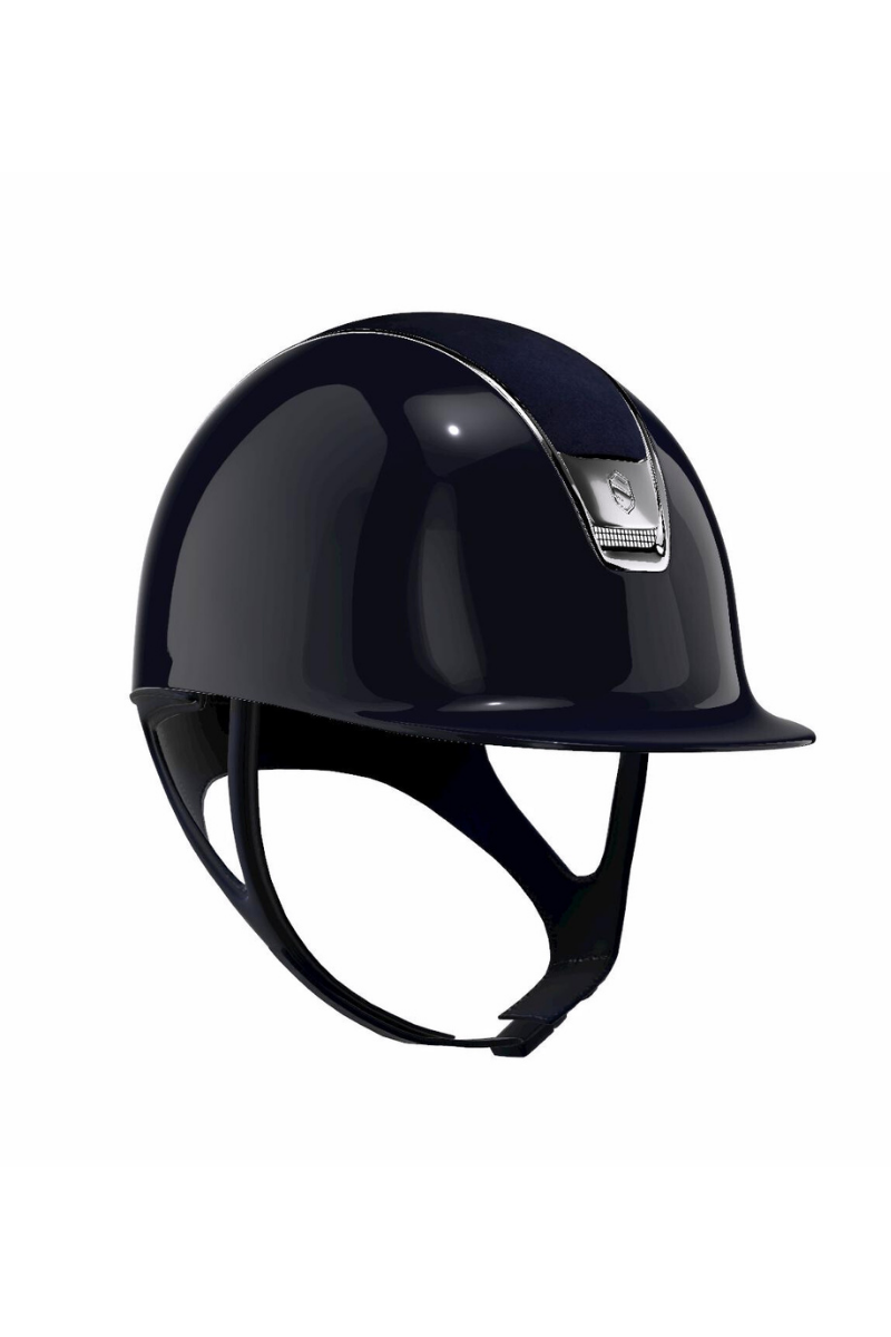 Samshield Shadow Glossy 2.0 Helmet Alcantara Top Navy – Horse in the Box