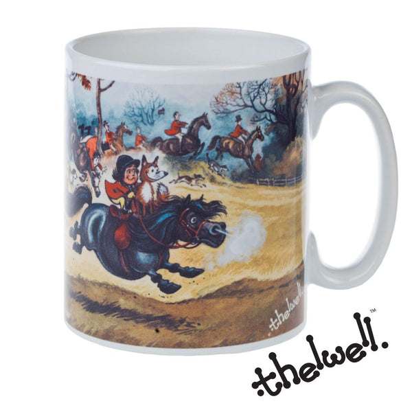 Thelwell Mug- In Full Cry - Horse in the Box