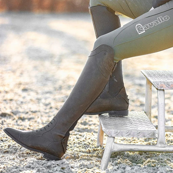 Cavallo Linus Slim Cross Nature Nubuk Tall Boots - Horse in the Box