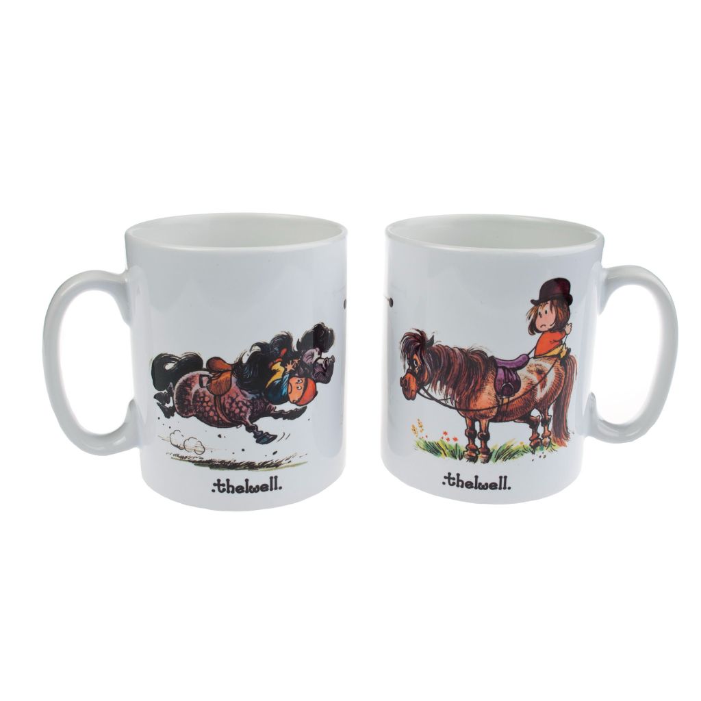 Thelwell Mug- Sitting Position – Horse in the Box