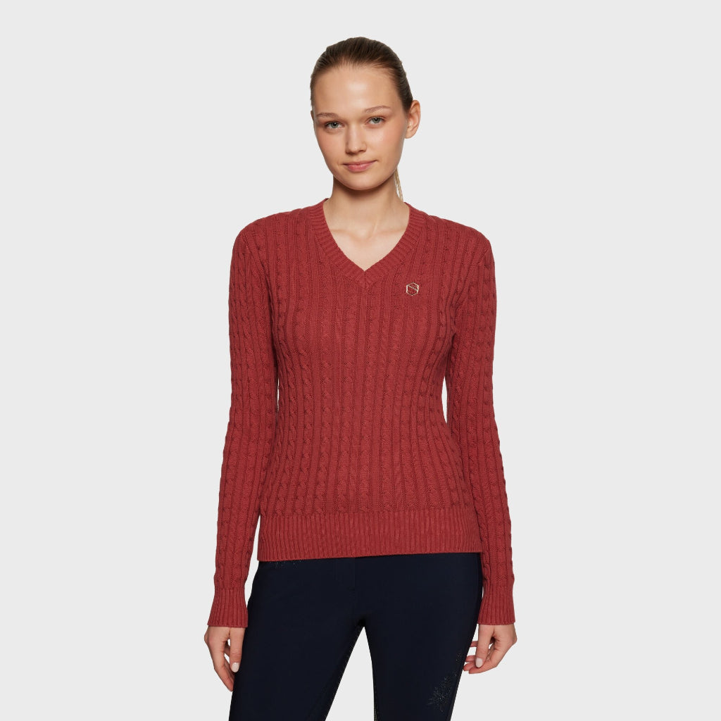 Samshield Lisa Cable Knit Jumper – Horse in the Box