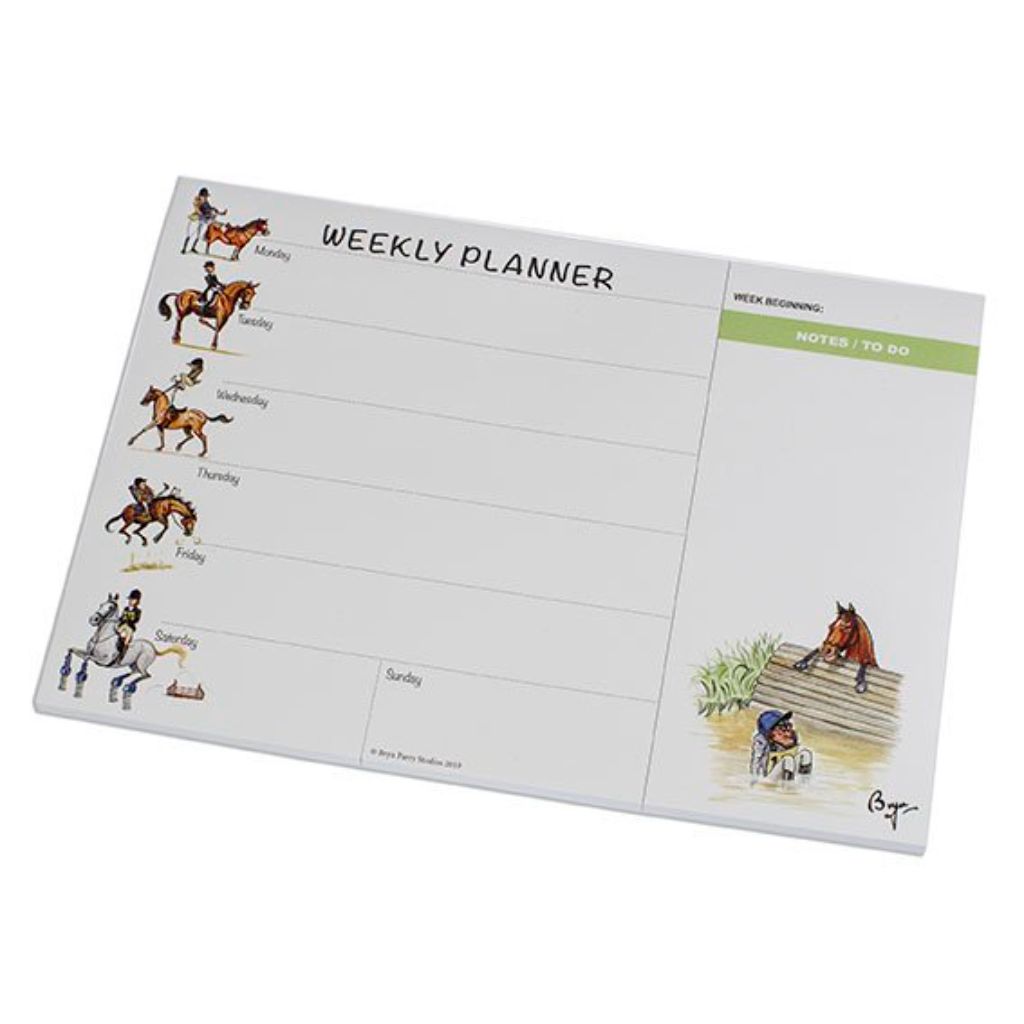 Horses Weekly Planner - Horse in the Box
