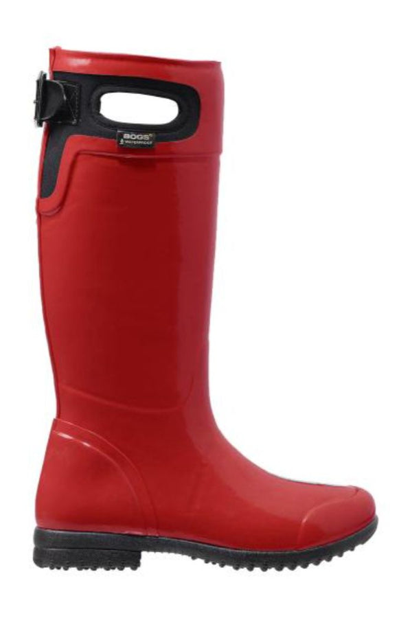Bogs Tacoma Ladies Equestrian Gumboots RED - Horse in the Box
